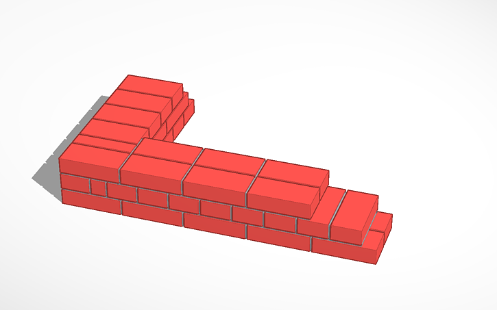 3D design Bricks - Tinkercad