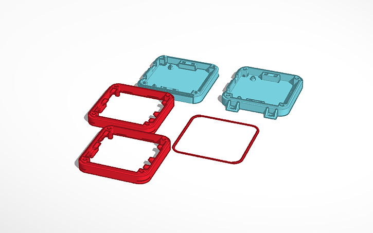 3D design IoTT Cube Base USB B/C - Tinkercad