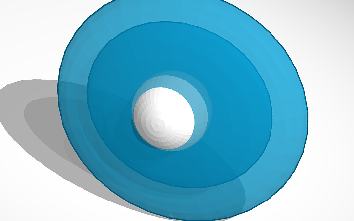 3D design Thrust particle - Tinkercad