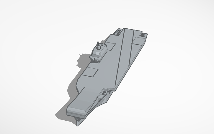 3D design LNS Type-000 ATAKR Ulyanovsk Class Attack Carrier - Tinkercad