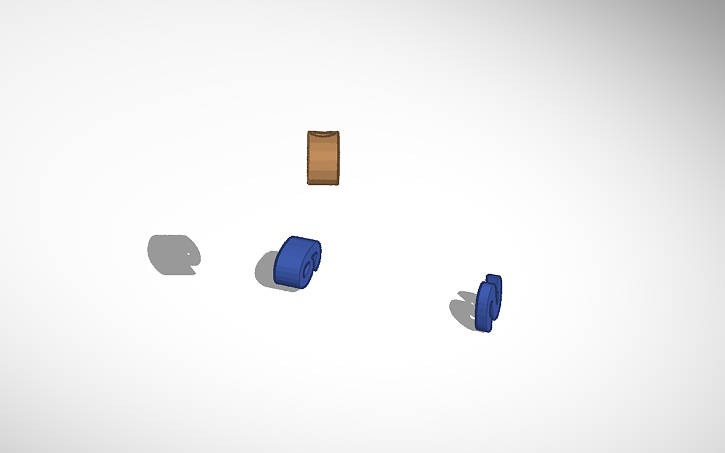 3D design straw holder - Tinkercad