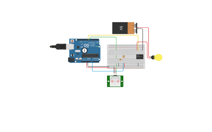 Circuit design Projeto_03 [Sensores PIR/Luz] - Tinkercad