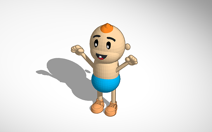 3D design Bamba's baby - Tinkercad