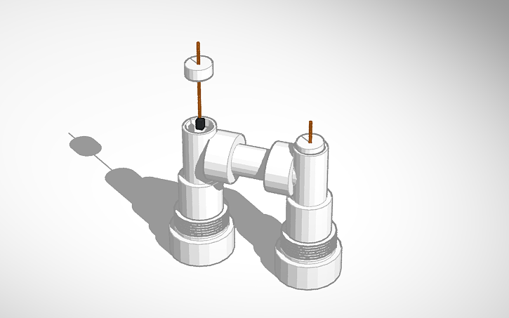 3D design Microbial fuel cell Build with Electrode in and out!! - Tinkercad