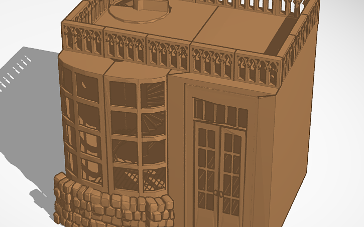 3D design Book Nook Cafe - Tinkercad