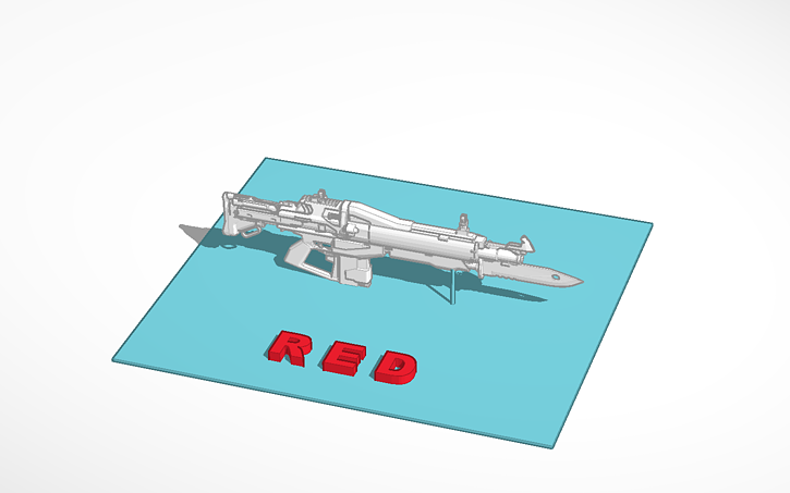3D design destiny Red Death Gun | Tinkercad