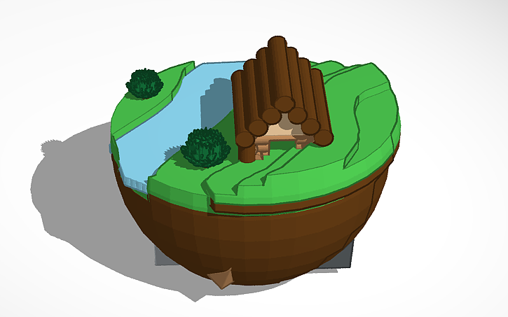 3D design Terrarium - Tinkercad