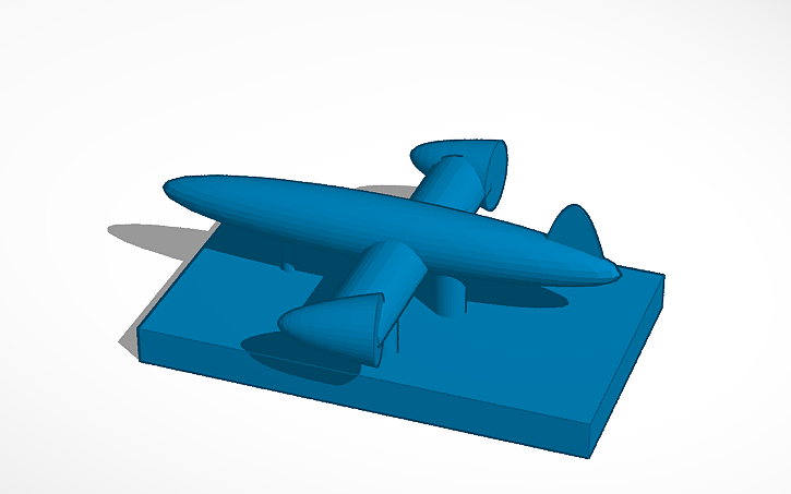 3D design Air Plane | Tinkercad