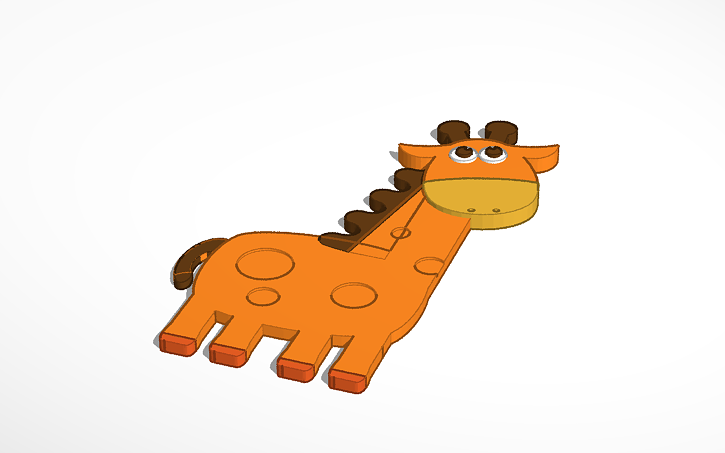3D design Giraffe | Tinkercad