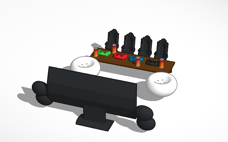 3D design Game Room - Tinkercad