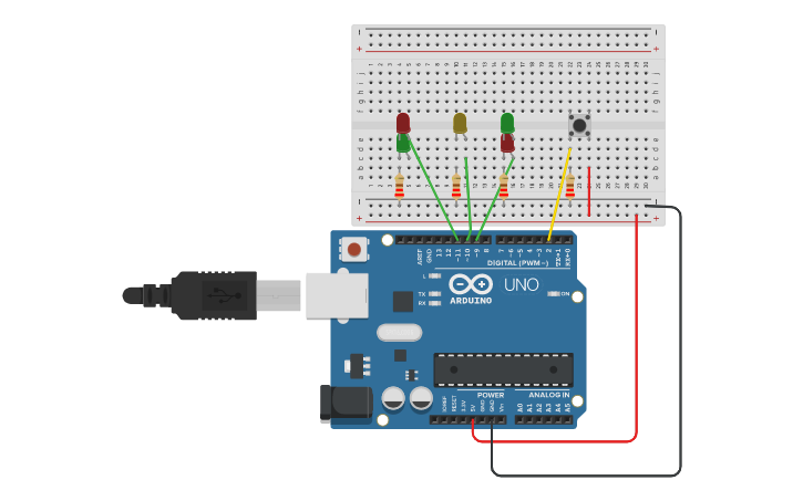Circuit design circuito 7 - Tinkercad