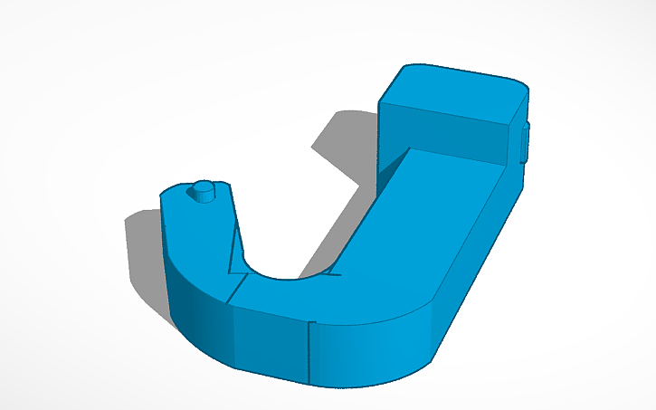 3D design 120 gallon patio deck hinge - Tinkercad