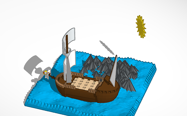 3D design Ballinas_Luffy_Pirata - Tinkercad