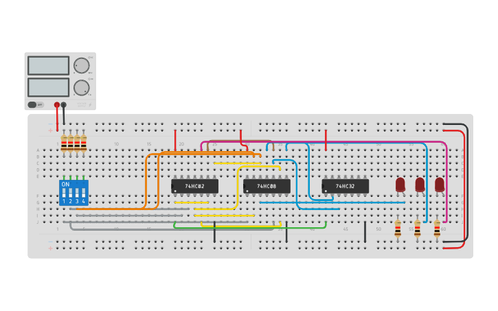 Circuit Design Combined Logic Circuit Tinkercad
