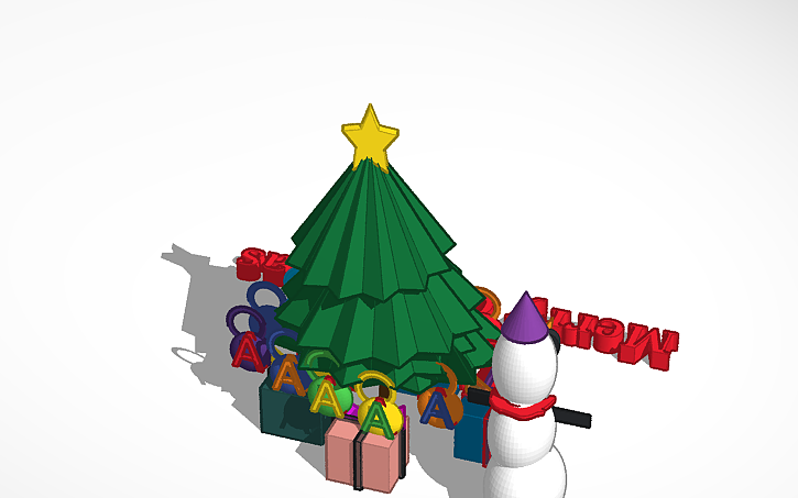 3D design Holiday Tree | Tinkercad