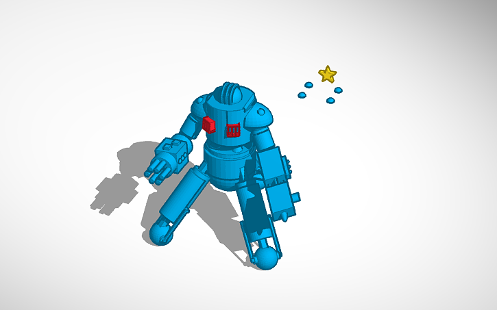 3D design mega bot | Tinkercad