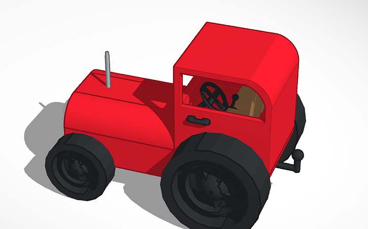 3D design Tractor - Tinkercad