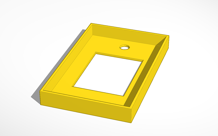 3D design TFT Bezel with IR | Tinkercad