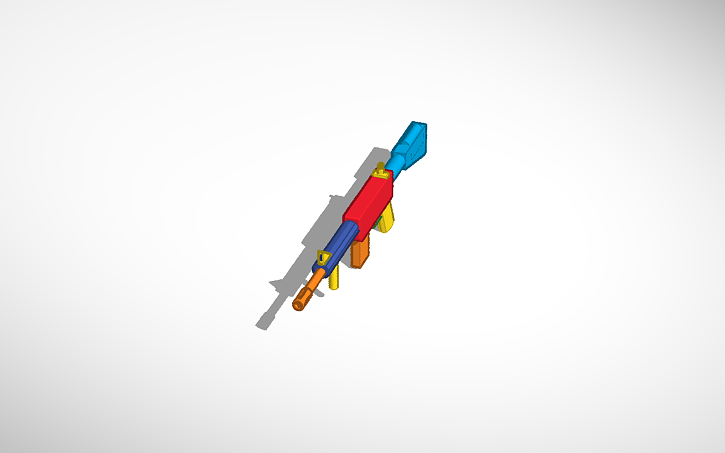 3D design M4 assult rifle | Tinkercad