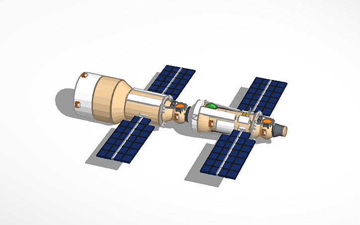 3D design Internatonal Space Station - Tinkercad