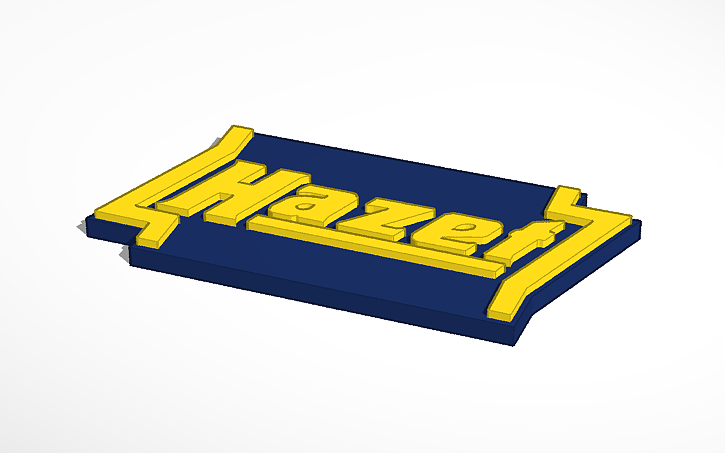 3D design HAZET Logo old - Tinkercad
