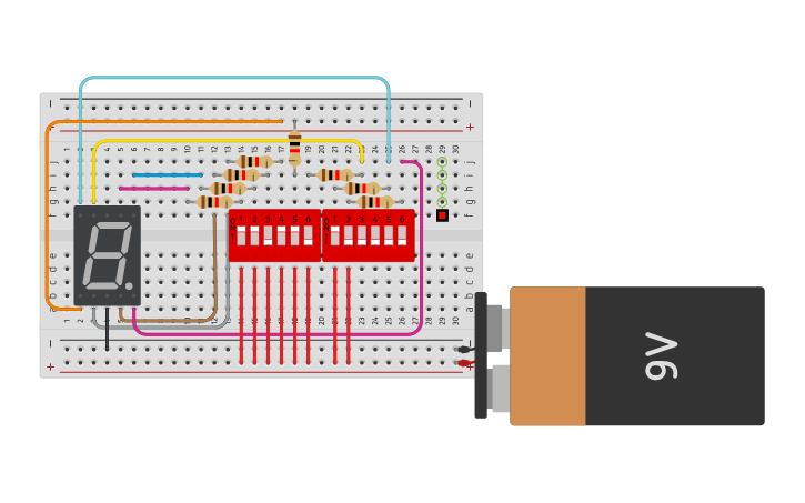 Circuit design Display - Tinkercad