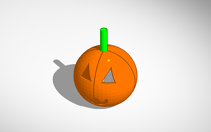 3D design Sim Lab Realistic Pumpkin Drop - Tinkercad
