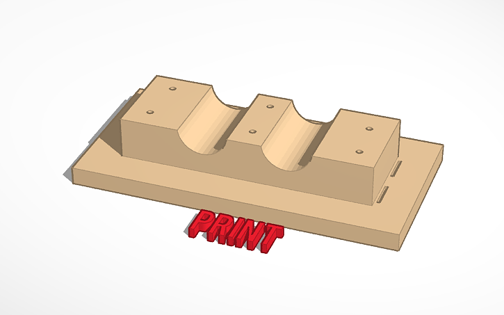3D design Bike Rack Block Bottom | Tinkercad