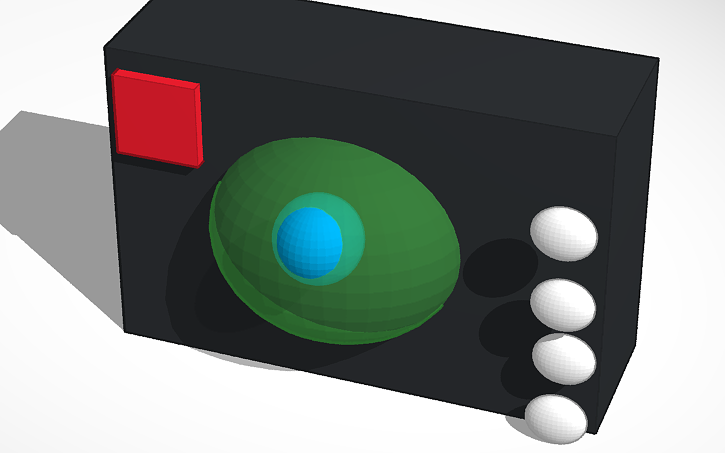 3D design camera - Tinkercad