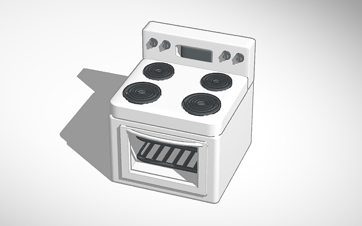 3D design Oven - Tinkercad