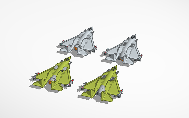 3D design Vortex Air Superiority Fighter - Tinkercad