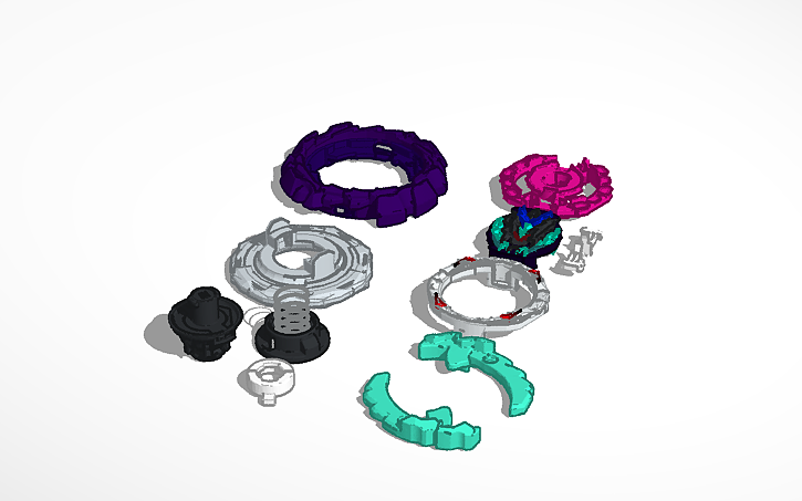 3D design {Final ver.} Roar Bahamut [DB system] | Tinkercad