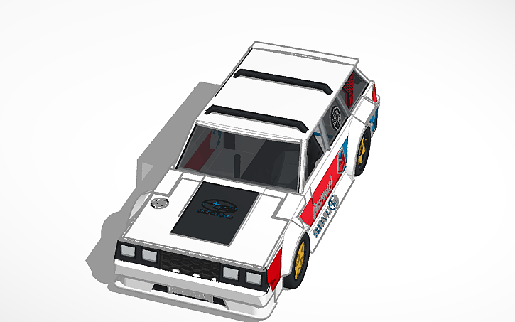 3D design Travis Pastrana's Subaru GL Wagon | Tinkercad