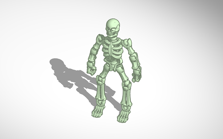 3D design 해골(bone) | Tinkercad