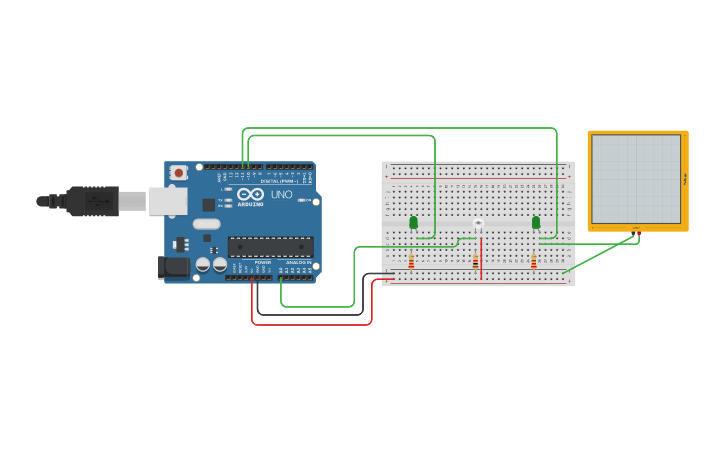 Circuit Design Schéma Led Tinkercad