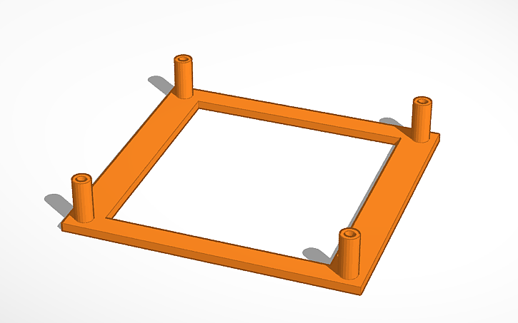 3d Design Intel Nuc Gen8 Bare Motherboard Mounting Plate Tinkercad