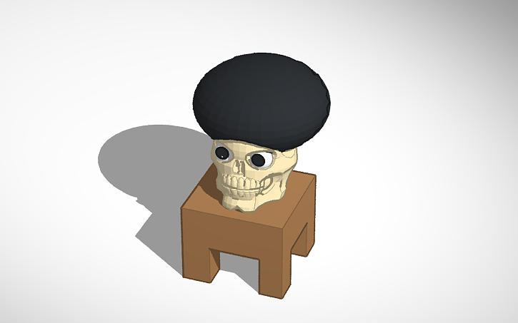 3D design head - Tinkercad