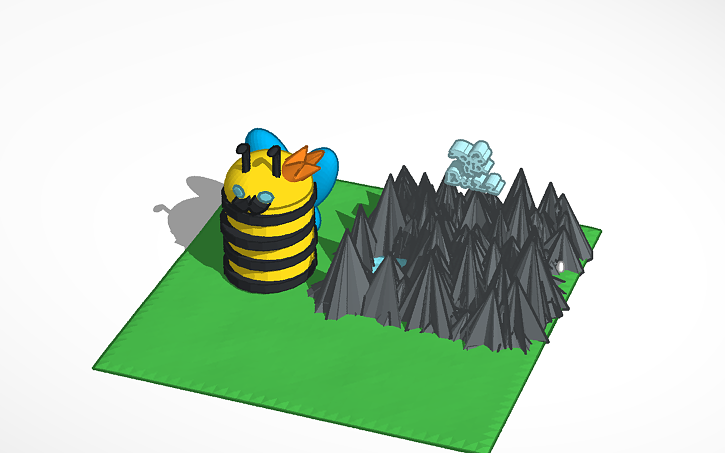 3D design Bee Project | Tinkercad