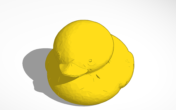3D design Duck - Tinkercad