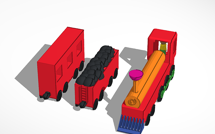 3D design Train - Tinkercad