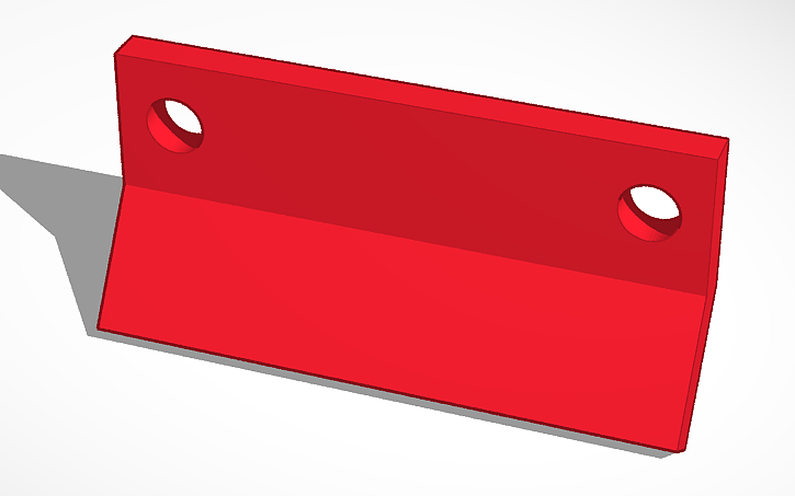 3D design led holder - Tinkercad