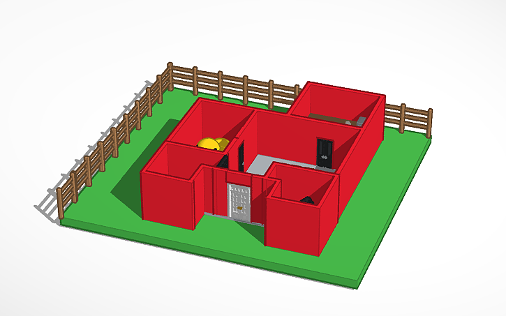 3D design HOUSE BASE :) - Tinkercad