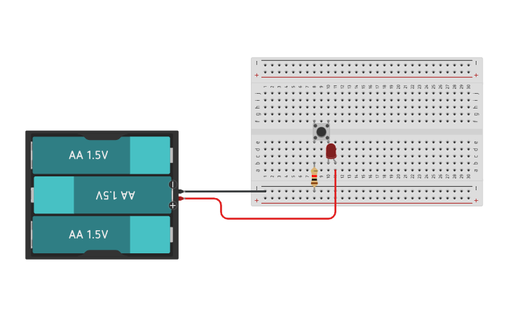 Circuit design Conhecendo o LED- Aula 3 - parte A | Tinkercad