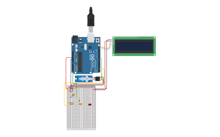 Circuit Design Automatic Closed Loop Control System Project Tinkercad