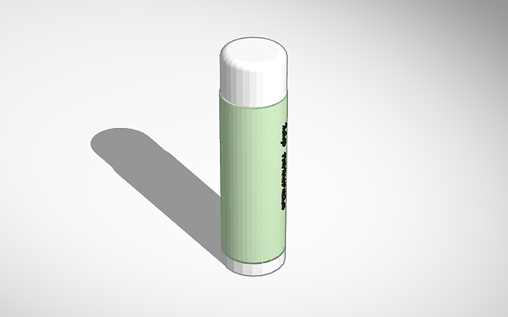 3D design Object 9 - chapstick - Tinkercad