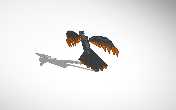 3D design Mechanical Bird - Tinkercad
