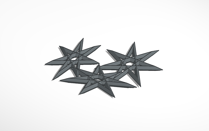 3D design Copy of star of david shape shape scripts | Tinkercad