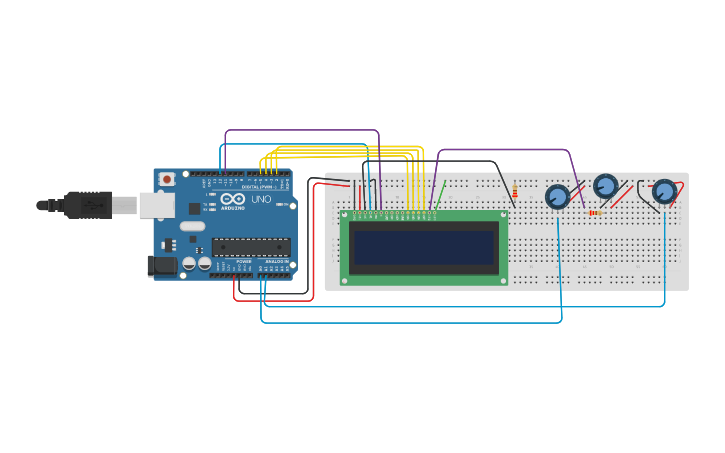 Circuit design Pantalla lcd 28/02 | Tinkercad