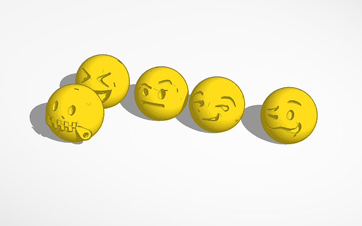 3D design smile - Tinkercad
