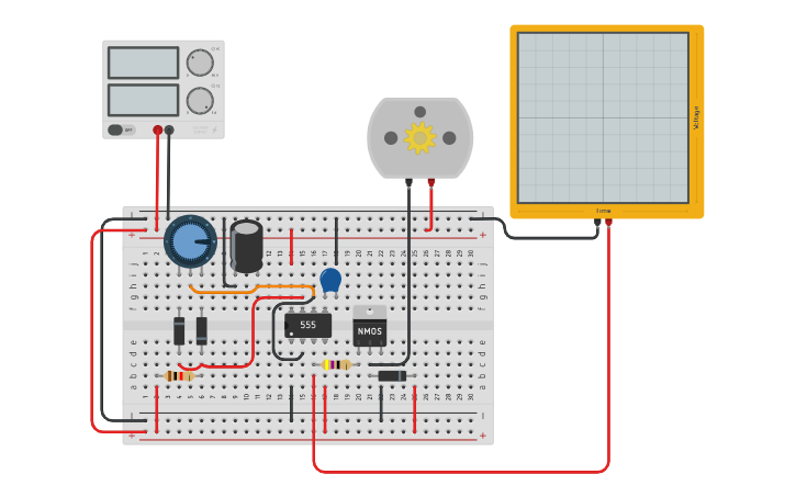 Circuit Design Controlador Pwm Com Ci 555 Tinkercad